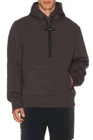 On Focus Tech Hoodie - Pebble