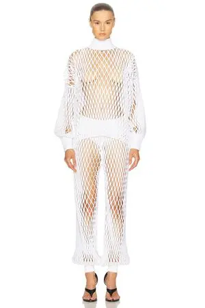 Alaïa Long Sleeve Turtleneck Top