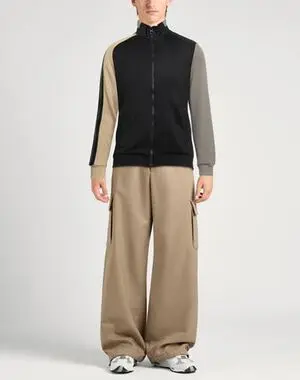 BIKKEMBERGS Crewneck Sweatshirt With Side Seam Stripes And Logo