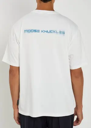 Moose Knuckles Maurice Printed Cotton T-shirt