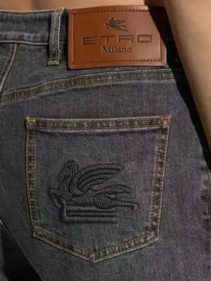 Etro Pegaso-motif Jeans