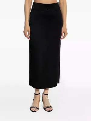 FORTE_FORTE High-waisted Midi Skirt