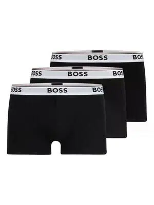 BOSS Logo-waistband Boxers - Black