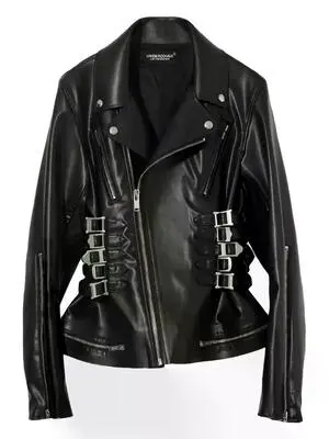 Undercover Buckle-detail Biker Jacket