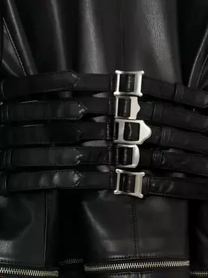 Undercover Buckle-detail Biker Jacket
