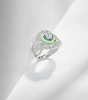 KAMYEN 18kt White Gold Ring With Diamonds