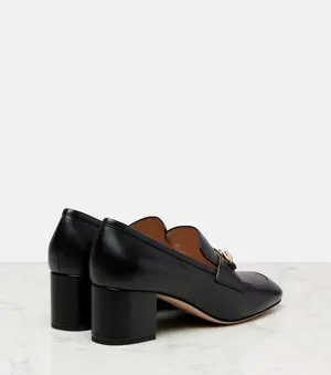 Gucci Lady Horsebit Leather Loafer Pumps