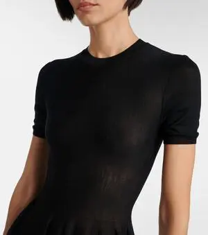 Alaïa Skater Wool Mini Dress