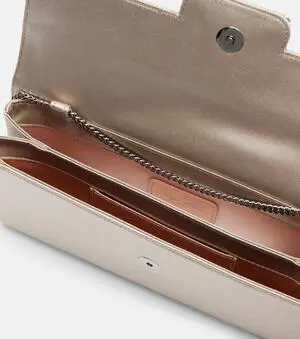 ROGER VIVIER Embellished Satin Envelope Clutch