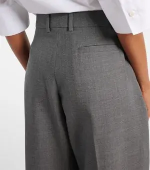 Givenchy Cocoon Wool Wide-leg Pants