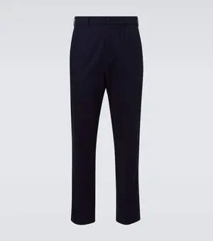 Dunhill Cotton-blend Tapered Trousers