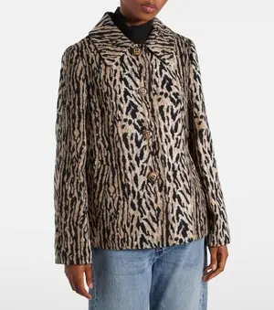 Rixo Leila Leopard-print Jacket