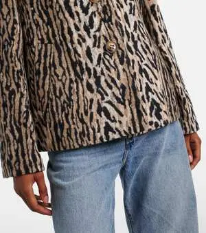 Rixo Leila Leopard-print Jacket