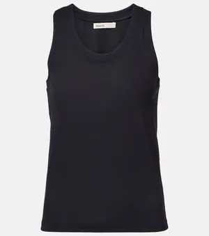 Khaite Cotton-blend Jersey Tank Top