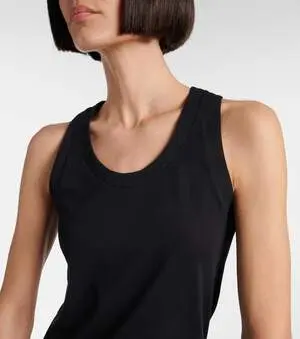 Khaite Cotton-blend Jersey Tank Top