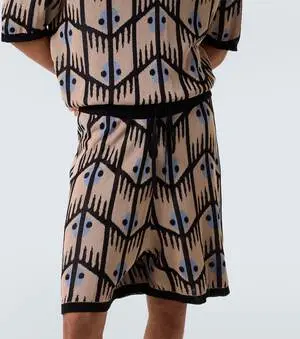 Commas Jacquard Shorts