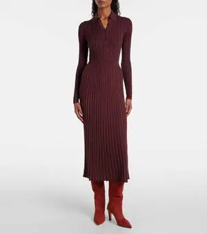 Gabriela Hearst Aura Knee-high Suede Boots - Burgundy