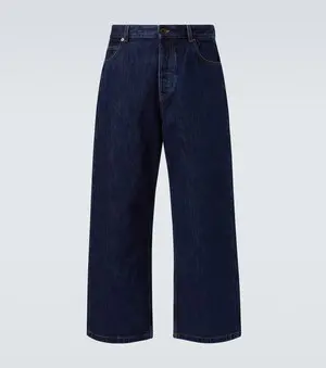 Loewe Mid-rise Barrel-leg Jeans - Blue