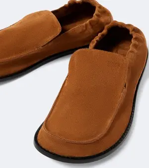Loewe Flex Suede Loafers - Brown