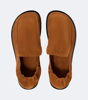 Loewe Flex Suede Loafers - Brown