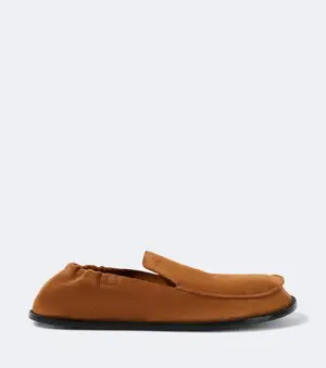 Loewe Flex Suede Loafers - Brown
