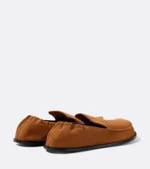 Loewe Flex Suede Loafers - Brown