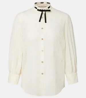 Valentino Garavani Tie Neck Shirts For Women