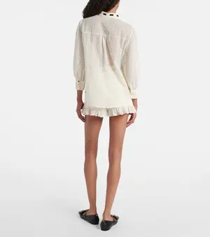 Valentino Garavani Broderie Anglaise Cotton Poplin Shirt