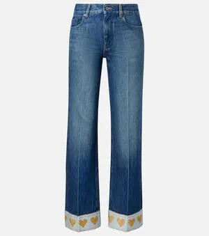 Valentino Garavani Frill Jeans For Women