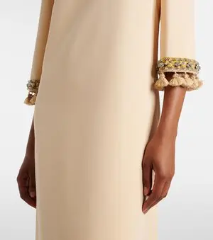 Valentino Garavani Cady Couture Embellished Silk Gown
