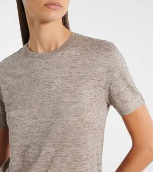 Loro Piana Gargano Linen Jersey T-shirt
