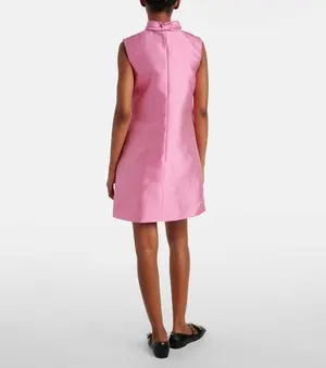 Valentino Garavani Silk Shantung Minidress