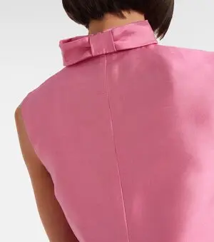 Valentino Garavani Silk Shantung Minidress