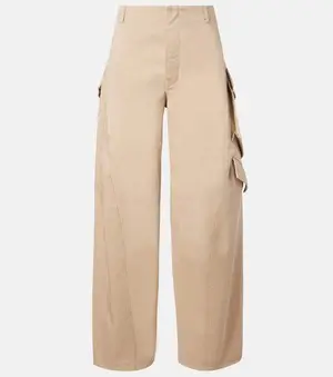 Alaïa Cotton Cargo Trousers