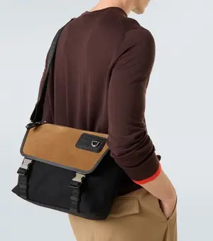 Loewe Flex Medium Messenger Bag - Black