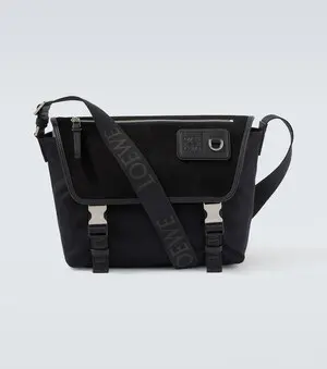 Loewe Flex Medium Messenger Bag - Black