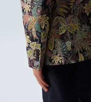 Etro Roma Printed Wool-blend Blazer