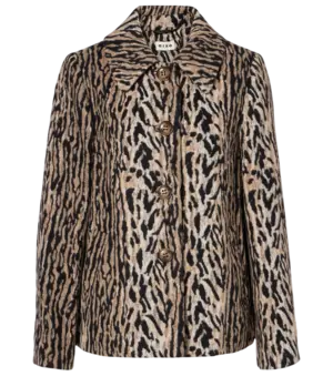 Rixo Leila Leopard-print Jacket - Multicoloured