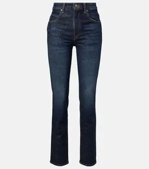 Khaite Viv Straight Jeans - Blue