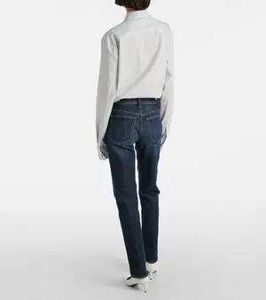 Khaite Viv Straight Jeans - Blue