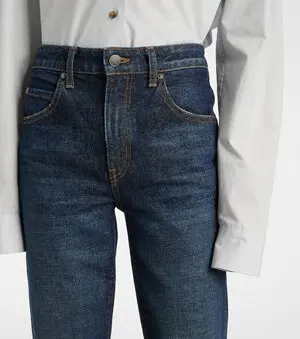 Khaite Viv Straight Jeans - Blue