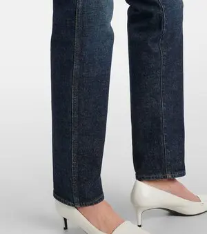 Khaite Viv Straight Jeans - Blue