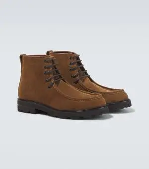 Brioni Suede Lace-up Boots