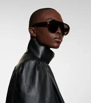 BVLGARI Serpenti Forever Aviator Sunglasses - Brown