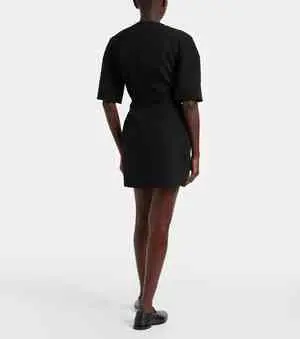 Givenchy Wool Grain De Poudre Mini Dress