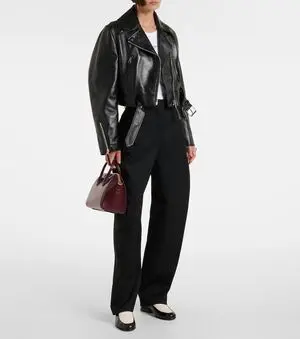 Givenchy Antigona Mini Leather Tote - Burgundy