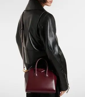Givenchy Antigona Mini Leather Tote - Burgundy