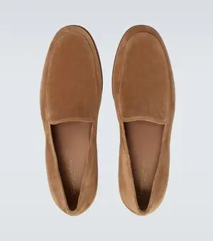 GIANVITO ROSSI Suede Loafers