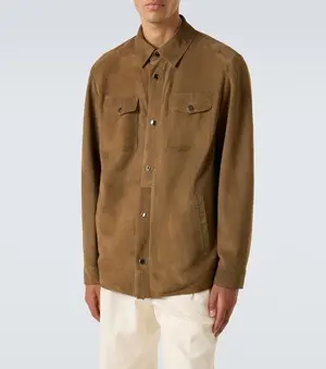 Canali Suede Overshirt