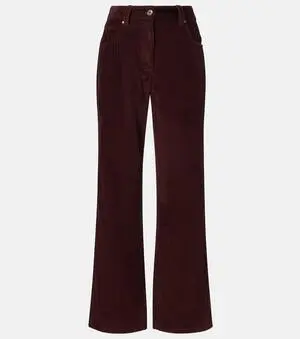 Brunello Cucinelli Corduroy Straight Pants - Brown